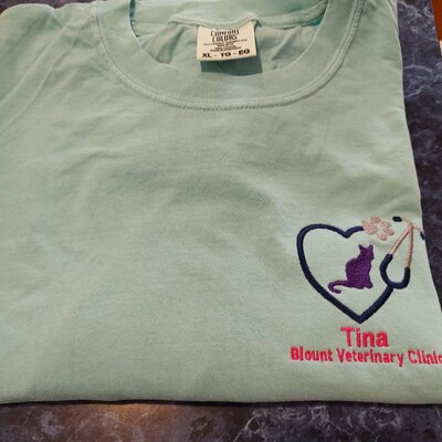 Full Zip Vet Tech Jacket With Sleeve, Vet Assistant Hoodie With Pockets ...