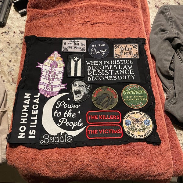 We Fight as One Embroidered Patch - Etsy