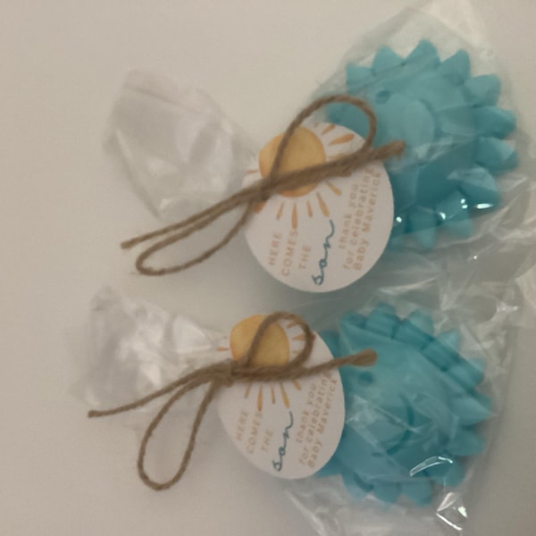 Sun Baby Shower Soap Favors Sunshine Soap Here Comes the Son Soap Baby ...