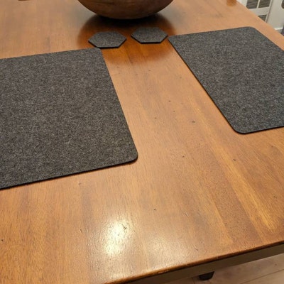 12 Inch Wool Felt Table Pad 5mm Thick - Etsy