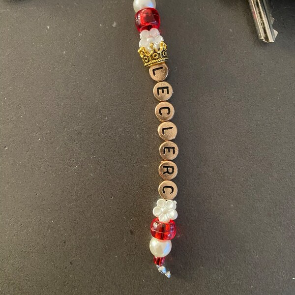 Formula 1 Driver Keychain Bag Charm | Formula One F1 Keyring | Charles ...