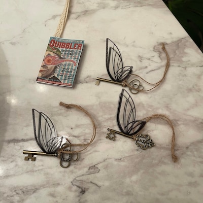 Wizarding Flying Key Ornaments - Etsy