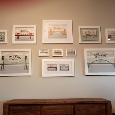 Portland Bridges / Illustrated Print / Portland, Oregon Poster - Etsy