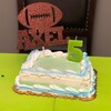 Custom Football Cake Topper, Football Cake Topper, Football Themed ...