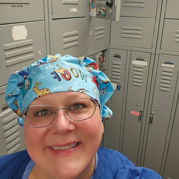 Dallas Cowboys NFL Retro Fabric/ Scrub Hats Bouffant/ Surgical Scrub ...