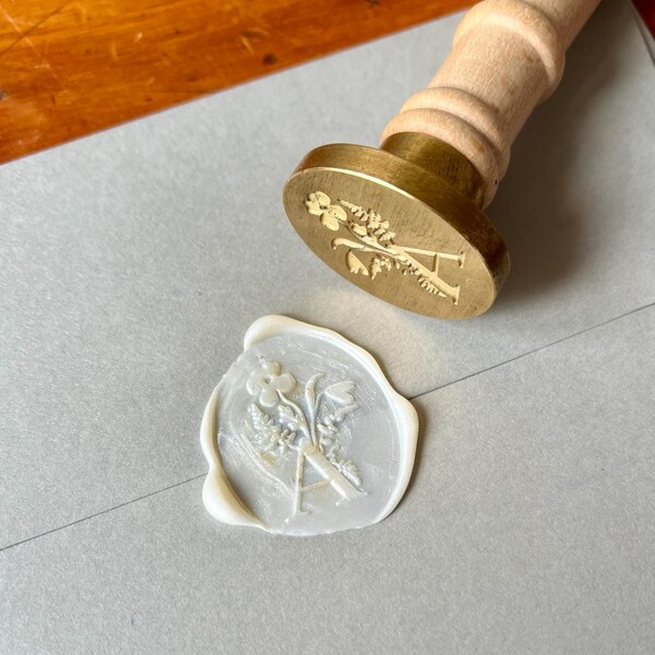 Custom Seed Packet Stamp | Wildflower Seed Stamp | Seed Labeling Stamp ...