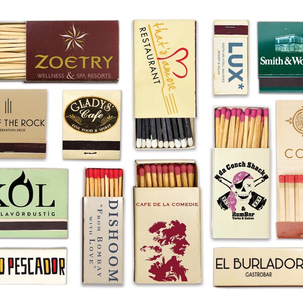 CUSTOM MATCHBOOK ART | Personalized Digital Matchbox Gift | Large ...