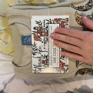 Mushroom Moth Embroidered Beanie Handmade Embroidered - Etsy