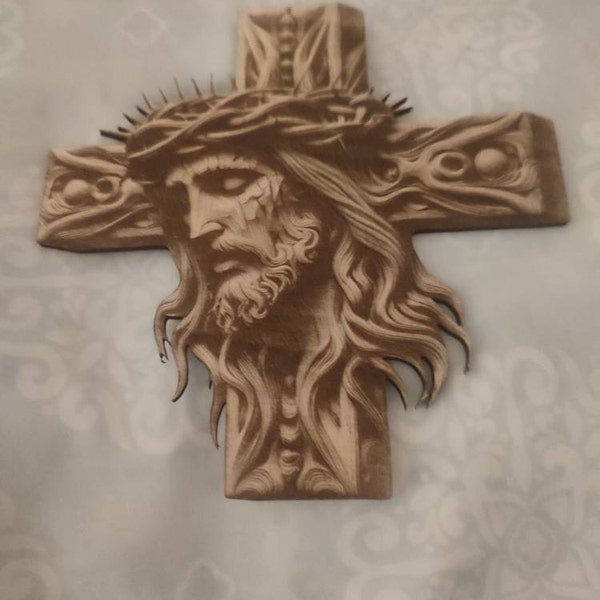 Moses 3D Illusion Laser Engraving File Presenting Ten Commandments ...