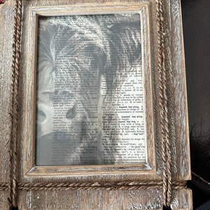 Vintage Style Rustic Looking Wood Picture Frames for Table Top - Etsy