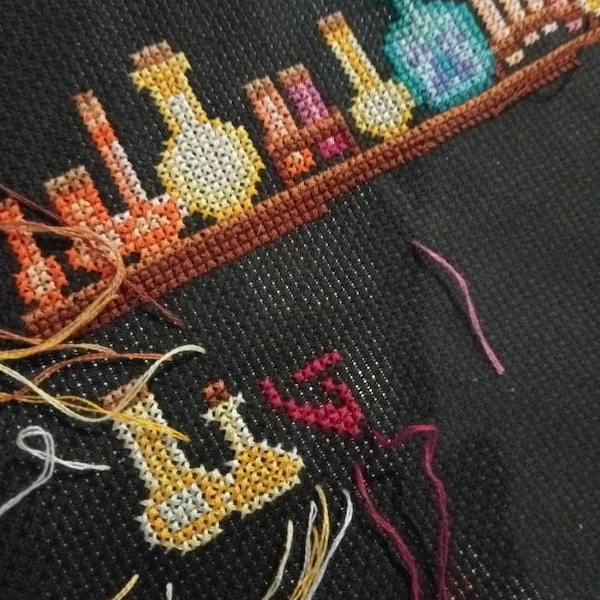 Magic Potions Temperature SAL , Fantasy Stitch Along Cross Stitch ...