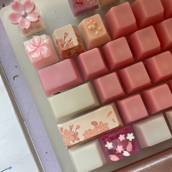 Ocean Keycaps, Handmade Resin Keycaps, Cherry Switch - Etsy