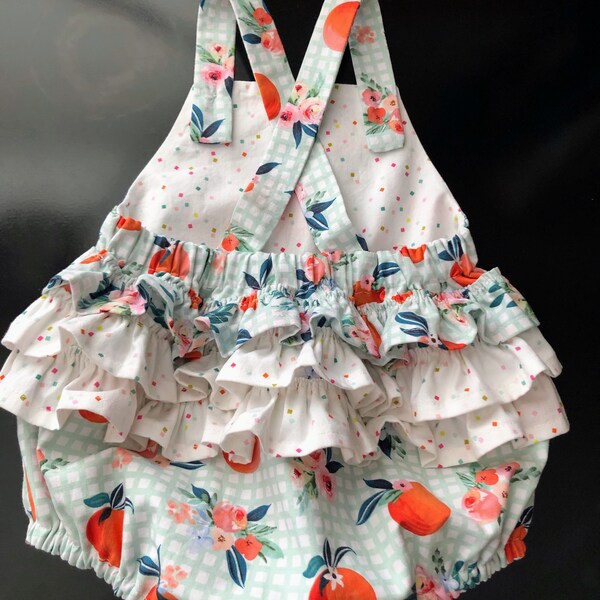 Baby Ruffled Romper PDF Sewing Pattern – Instant Download - Etsy