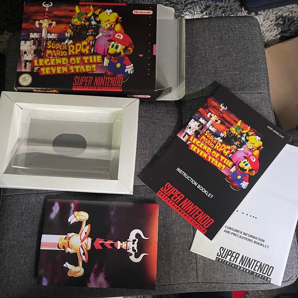 Super Metroid Super Nintendo Complete Pack Box, Manual, Poster, Inner ...