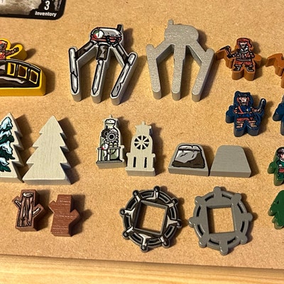 LORDS of WATERDEEP Meeples Upgrade Kit Stickers Free Scoundrels of Skullport Decals Kit Premium ...