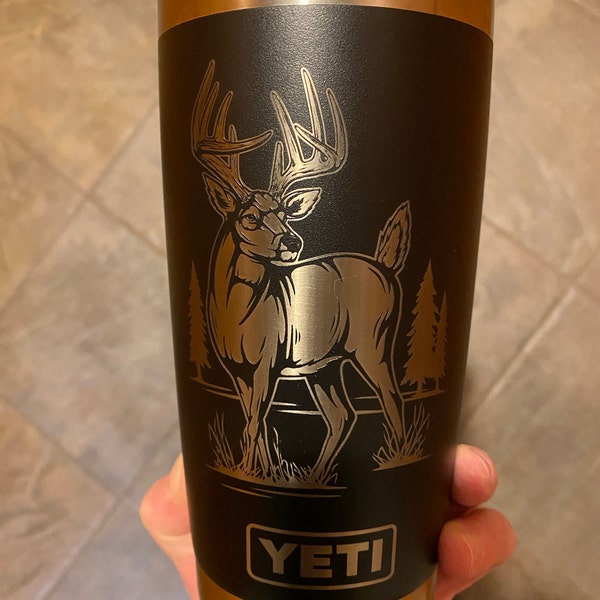 Whitetail Deer YETI Tumbler: Personalized Insulated Rambler - Etsy