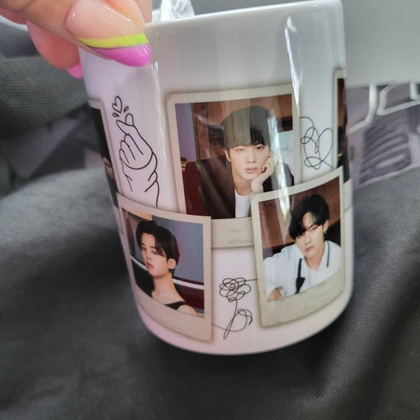 Customized BTS Mug, BT21 Mug, BTS Ceramic Mug - Etsy