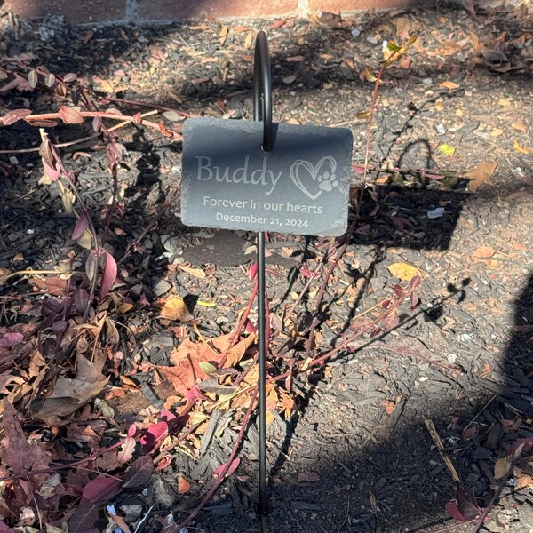 Pet Chicken Hen Memorial Garden Sign With Hanging Stake - Honor Your ...