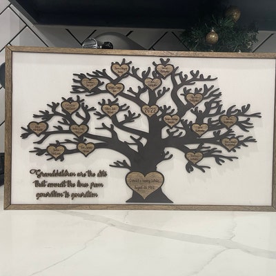 Rectangle Family Tree Sign Laser File - Etsy