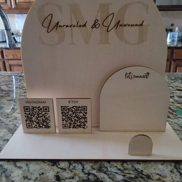 Personalized Business Table Sign, Craft Trade Show Display, Business ...