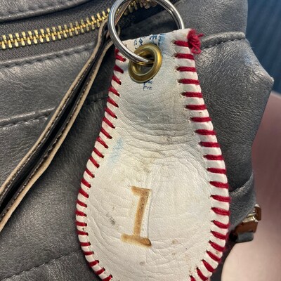 Personalized Hand Made Baseball Key Chain - Etsy