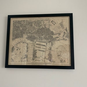 Old Map of Dublin Ireland in 1756 by John Rocque Large City | Etsy UK