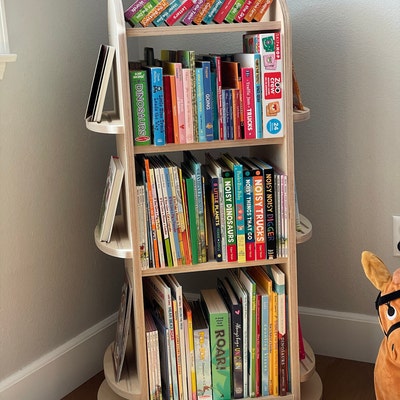 Scalloped Montessori Children's Bookcase Scallop Shelf - Etsy