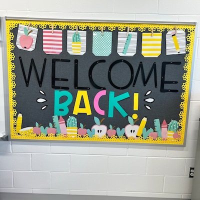 School Supplies Classroom Decor Bundle, Easy and Modern Classroom ...