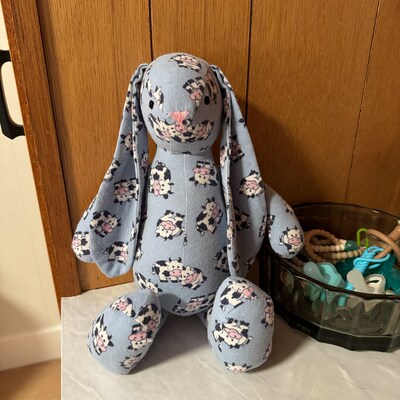 Plush Bunny From YOUR Baby's Hospital Receiving Blanket - Etsy