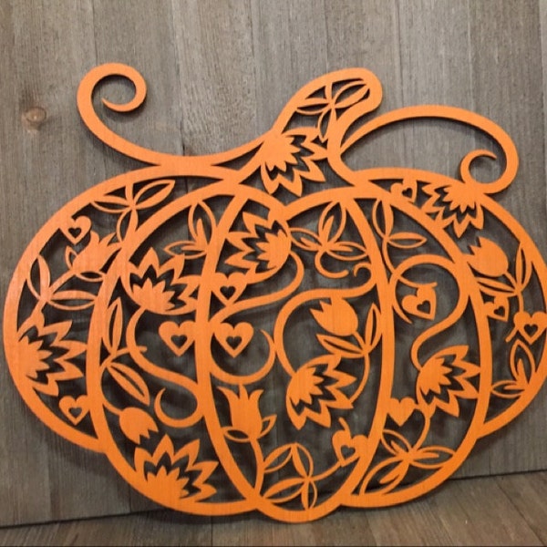 Pumpkin Paper Cut Svg / Dxf / Eps Files and Pdf / Png Printable ...