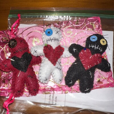 Mini Voodoo Dolls-tiny Voo Doo Dolls-halloween Decor-primitive-zombie ...