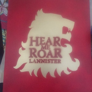 Stencils Lannister Sigil: Set of 3 Reusable Plastic Stencils - Etsy