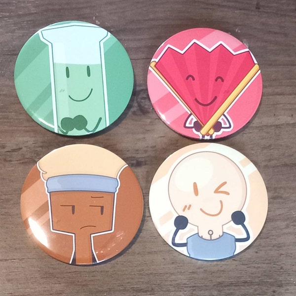 Lightbulb Badge Inanimate Insanity Object Show Etsy