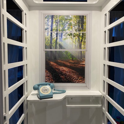 3D Window Effect Beach and Ocean Seascape Self Adhesive Vinyl, Wall ...