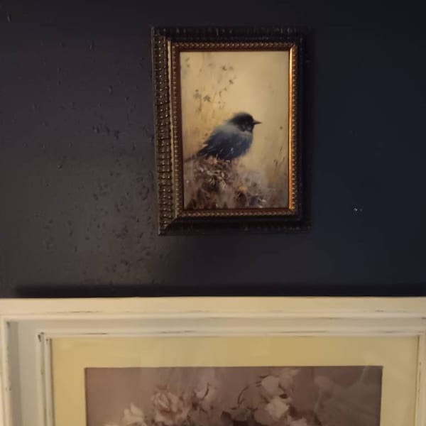 Bird Nested | Bird Wall Art, Dark Academia, Antique Painting, Vintage ...