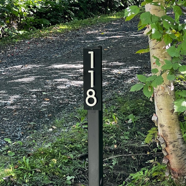 Classic Oval Double-sided Hanging Address Plaque, ONE Line Hanging ...