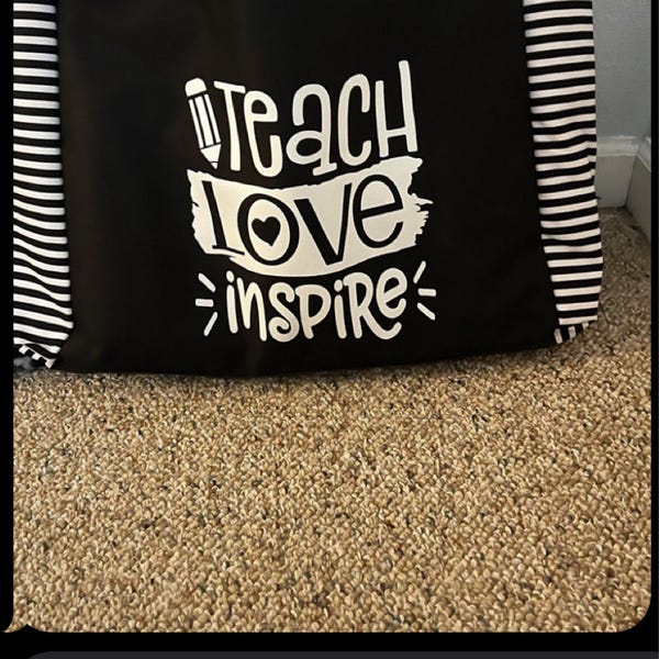Brooke and Jess Designs - Baseball Mom Tessa Black Tote Bag, 24 Oz ...