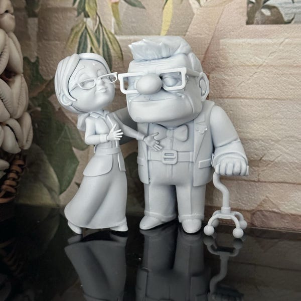 Up Movie Carl & Ellie 3D Figure STL Files - Etsy