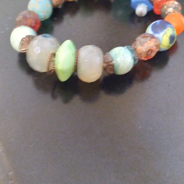 Handmade Wire Wrapped Polymer Clay Angel Fish Mixed Media Necklace and ...