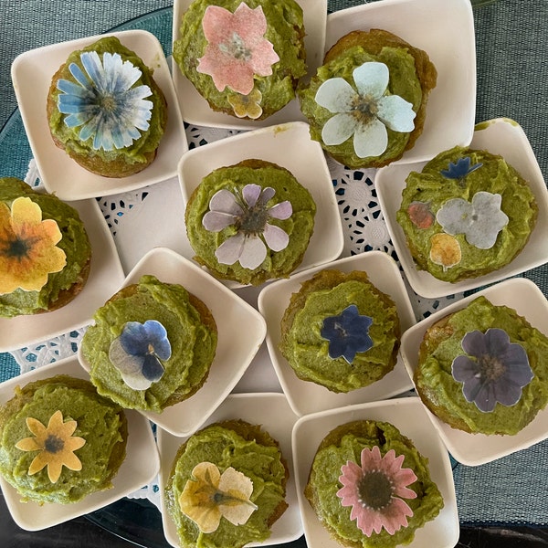 Edible Printed Precut 2D Wafer “pressed” Flower Cutouts - Etsy