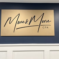 Large Custom Business LOGO Signs Metal LASER CUT Signs Business Signs ...