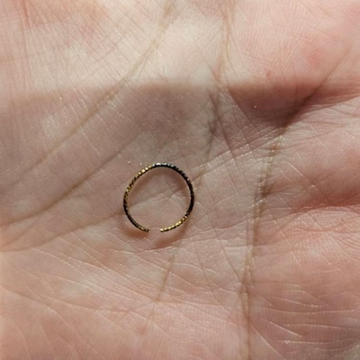 Moon Phases Septum Ring, Septum Piercing, Rose Gold Septum Ring 14g, Dainty Septum Jewelry, Tiny ...