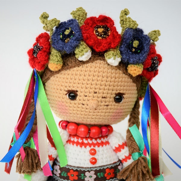 Crochet Pattern PDF. Amigurumi Toys Patterns. Ukrainian Doll Crochet ...