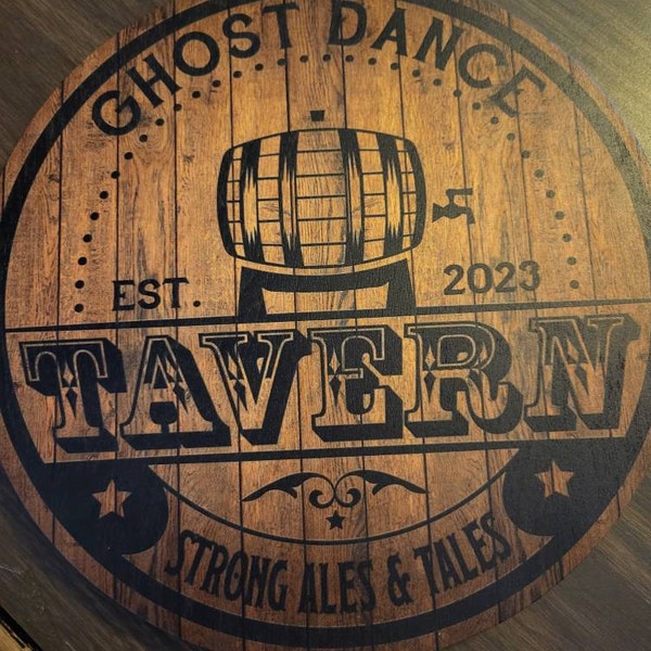 Custom Tavern Sign, Personalized Bar Sign, Home Bar Decor, Tavern Decor ...