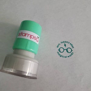 Personalized Company Name and Date Stamp Company Address | Etsy