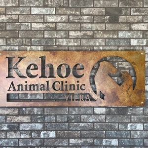 Metal Signs Custom Metal Signs Large Metal Signs Business Signs Rustic ...