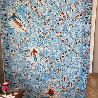 Print Splits Summer Quilt Chip Shot Quilt Kit 58 X 66 for QT Fabrics - Etsy