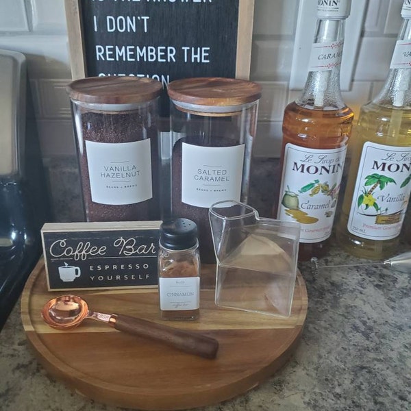 Coffee Bar Labels the Modern Collection - Etsy