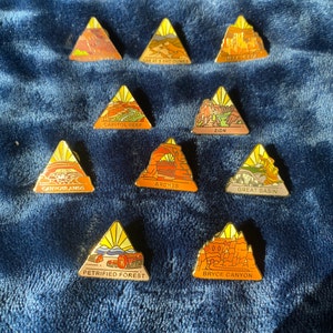 SECONDS SALE National Park Enamel Pins National Park Lapel Pin ...