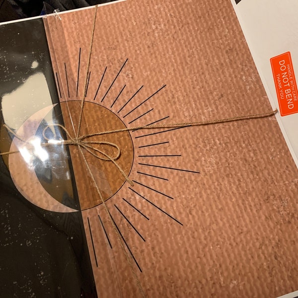 Abstract Boho Style Wall Art Print, Minimalist Poster Abstract Style ...